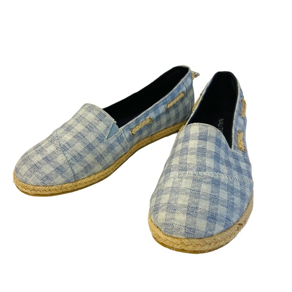 Nautica | Shoes | Nautica Rudder Canvas Slip On Boat Shoe Espadrille ...